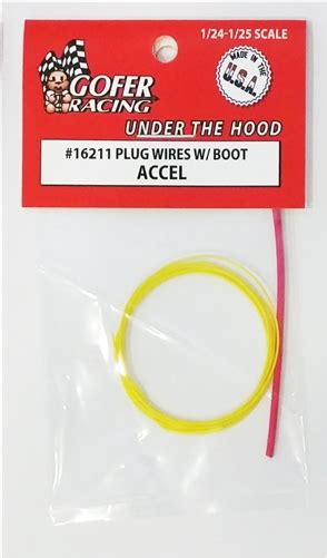 Model Car Accel Plug Wires For 1 24th 1 25th Scale Model Car Detailing Parts