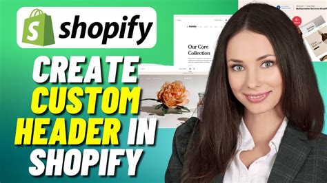 How To Create Custom Header In Shopify Add Custom Header In Shopify Youtube