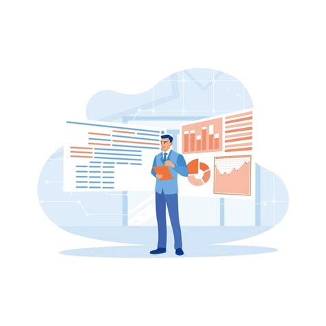 Premium Vector Developing Mobile Applications With Binary And Data On