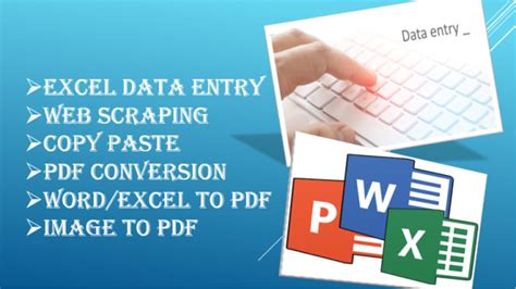 Do Excel Data Entry Copy Paste Web Scraping Pdf Conversion By Jia