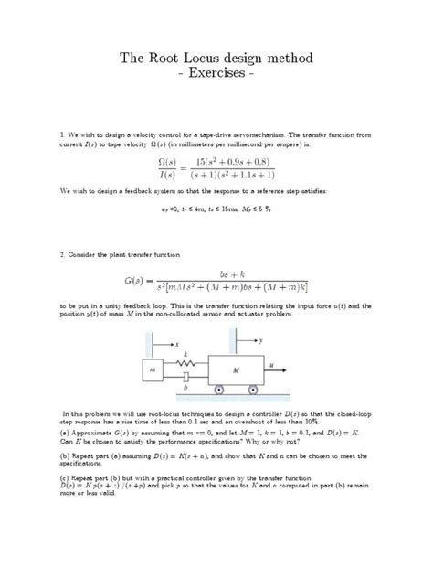 Root Locus Design Method Pdf
