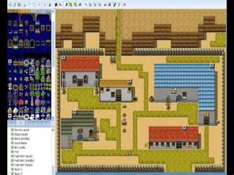 RPG Maker VX Mapping Ruined Town YouTube