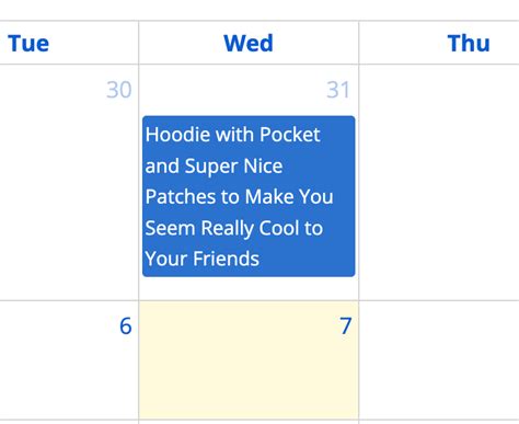 Wrap Long Lines On Front End Pie Calendar Knowledge Base
