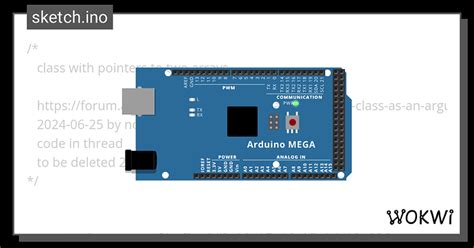 How To Pass An Array To A Class As An Argument Programming Arduino