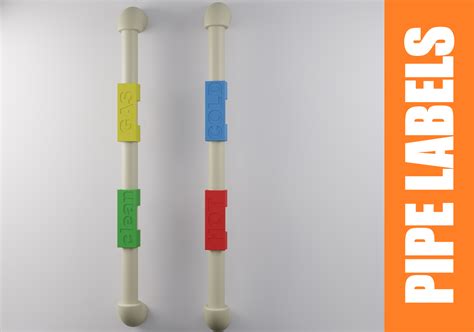 Color Coded Pipe Labels By Hvrkh Makerworld