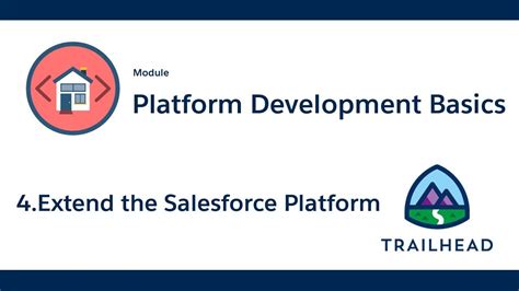 Extend The Salesforce Platform Platform Development Basics Youtube