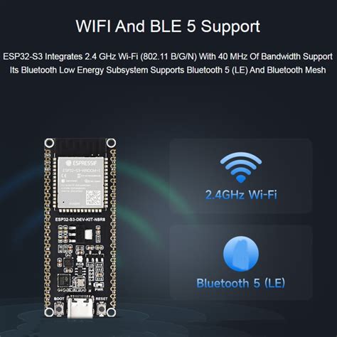 Waveshare Esp32 S3 Microcontroller 24ghz Wi Fi Development Board Esp32