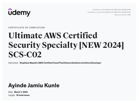 Jamiu Kunle Ayinde On Linkedin Udemy Course Completion Certificate