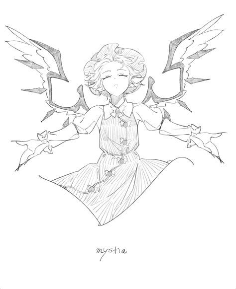 Mystia Lorelei Touhou Drawn By Ocrazyoton46 Danbooru