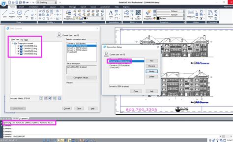 DWGCONVERT Command