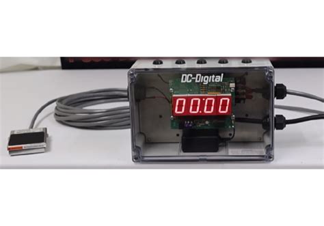 Foot Switch Hands Free Process Countdown Timer With Nema 4x Sealed