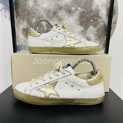 정품 38 골든구스 스파클 골드 스니커즈 240~24 운동화스니커즈 중고나라