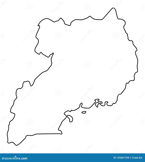 Uganda Free Map Free Blank Map Free Outline Map Free Vrogue Co