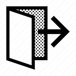 Exit Log Out Out Signout Icon Download On Iconfinder