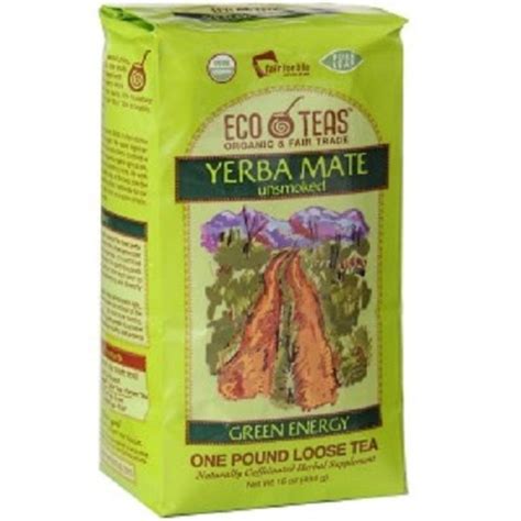 Jual Eco Teas Yerba Mate Pure Leaf Loose Tea Green Energy 454g Shopee Indonesia
