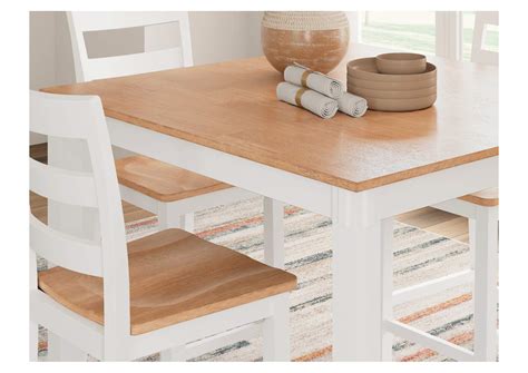 Gesthaven Counter Height Dining Table And 4 Barstools Set Of 5