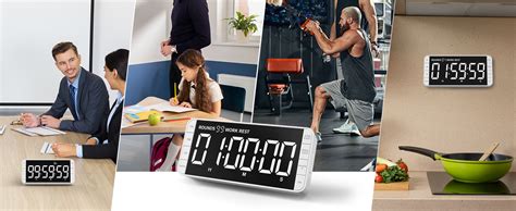 Meesmeek 7 8 Extra Large Led Kitchen Timer 99h Countdown Countup With 3