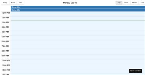 React Big Calendar Custom Year View Forked Codesandbox