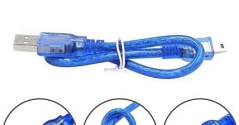 Usb Cable 2 0 A To Mini 5 Pin B Cable For External Arduino Hdds Camera Card Readers 50cm