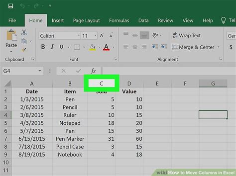 How To Move Columns In Excel 7 Steps With Pictures WikiHow