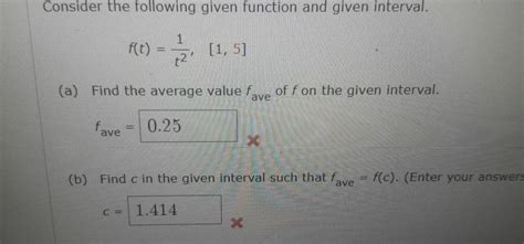 solved consider the following given function and given