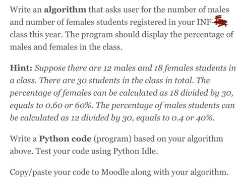 Solved Write An Algorithm That Asks User For The Number Of