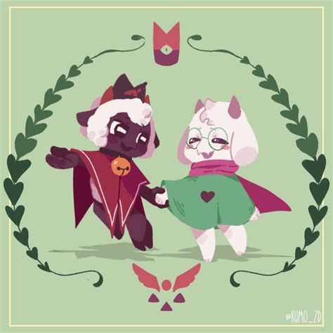 Ralsei And Lambert Deltarune And More Drawn By Kumo Zd Danbooru