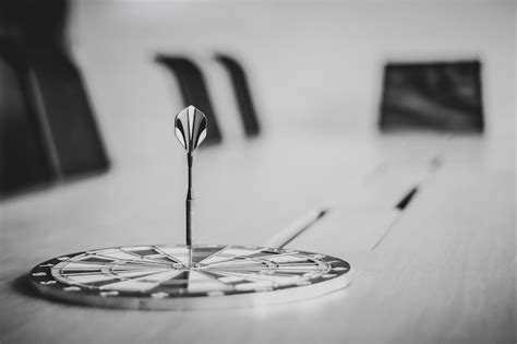 Premium Photo A Dart That Hits The Center Of The Target For Success