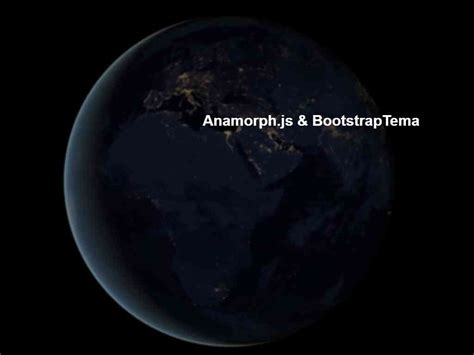 anamorph js Фоновое видео Дизайн Плагины bootstrap bootstrapТема