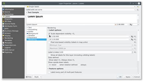 Bug Report Layouts Scale Based Rendering Error Qgis Application Qgis Issue Tracking