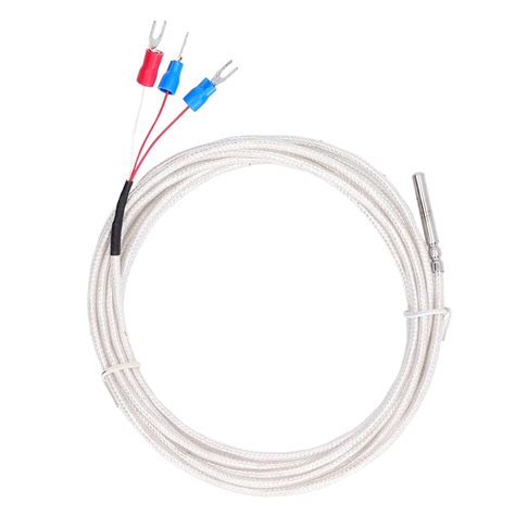 Pt100 Temperature Sensor Probe Waterproof 3 Wire Thermistor Probe K Type Thermocouple For