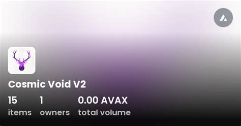 Cosmic Void V2 Collection Opensea