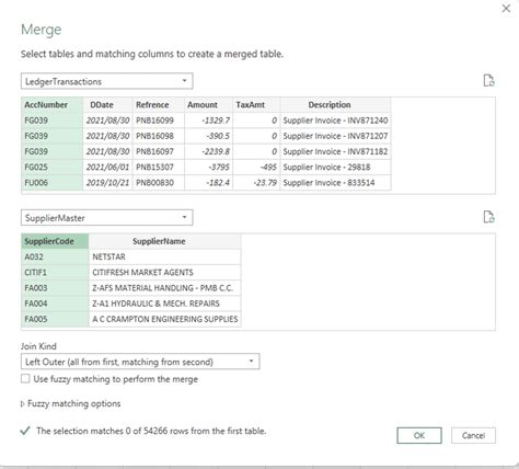 Unable To Merge Two Tables With Power Query Rexcel