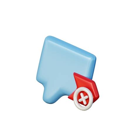 Premium Photo D Message Not Send Illustration