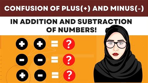 Understanding The Basic Rules Of Plus And Minus Signs In Addition And Subtraction Of