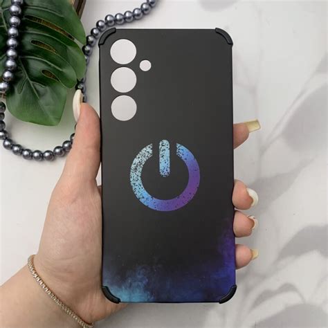 قاب گوشی Galaxy A55 سامسونگ ایربگ دار ضد ضربه محافظ لنز دار طرح Power کد 14918 قاب سنتر