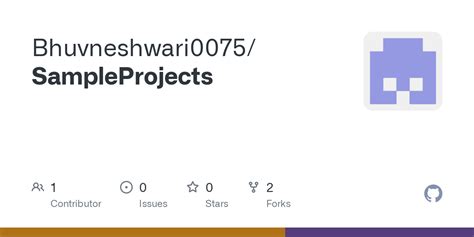 Github Bhuvneshwari Sampleprojects