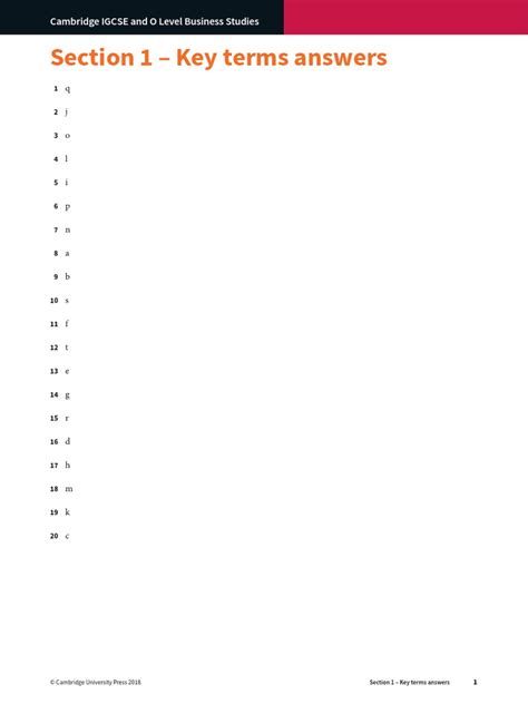 Section 1 Answers To Activities Pdf