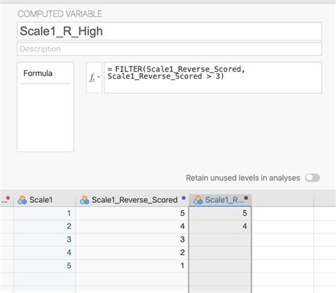 64 Filter Statistics With Jamovi