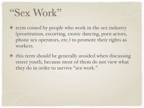 Transgender Youth In The Sex Trade PPT