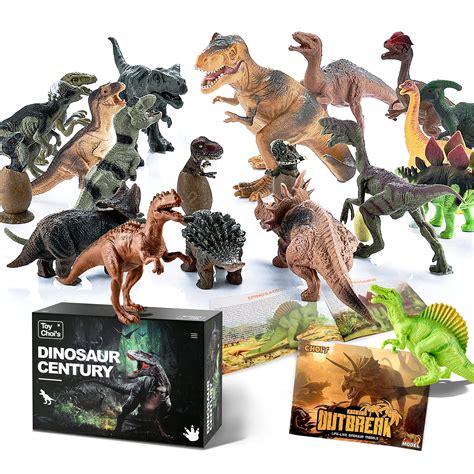 Dinosaur Toys 20 Packs Realistic Dinosaur Figures Plastic Play Set