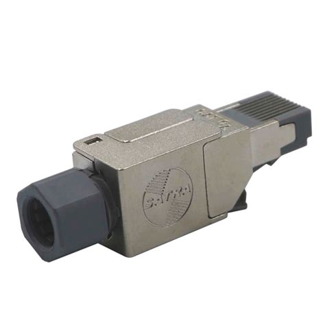 Conector Plug Rj45 Cat6a Satra 103040001 Blindado Hover Store