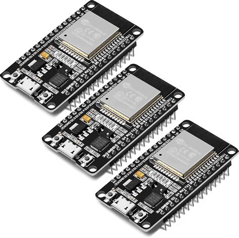 Flutesan 3 Piezas Esp Wroom 32 Esp32 Placa De Desarrollo De 2 4 Ghz Wifi De Doble Núcleo