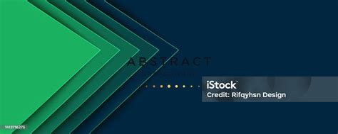 추상적인 짙은 녹색 그라디언트 기하학적 종이 컷 배경 현대 미래 배경 방문 페이지 책 표지 브로셔 전단지 잡지 모든 브랜딩 배너 헤더 프리젠 테이션 및 벽지 배경에 사용할