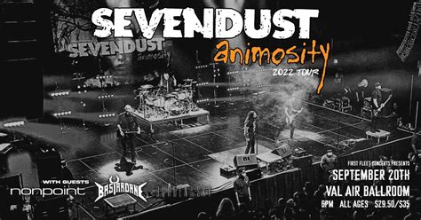 Sevendust First Fleet Concerts