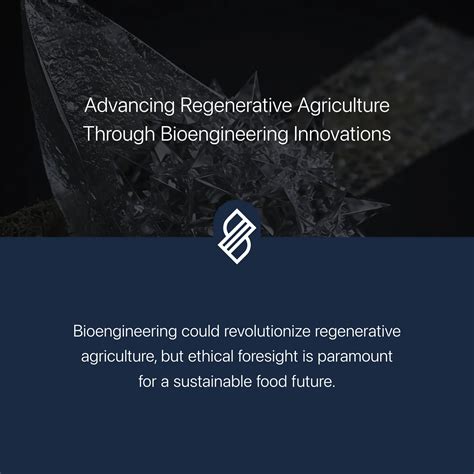 Advancing Regenerative Agriculture Through Bioengineering Innovations → Scenario