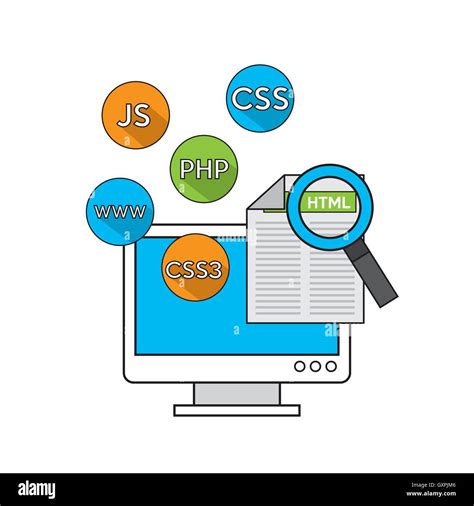 Software Programming Language Icons Stock Vector Image And Art Alamy