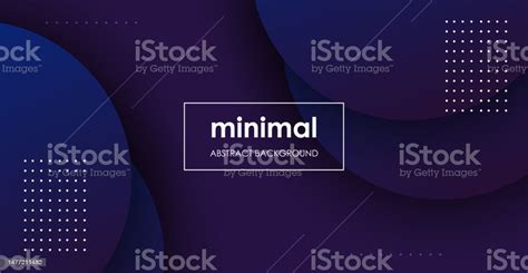 Minimal Abstract Dark Purple Circle Shape Overlap Layers Geometric Dynamic Background Eps10