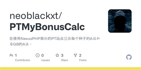 Issues · Neoblackxtptmybonuscalc · Github