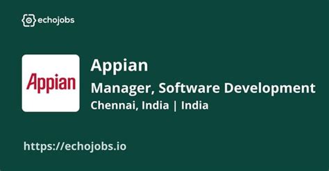 Appian Is Hiring Manager Software Development Chennai India India Html Rjoblead